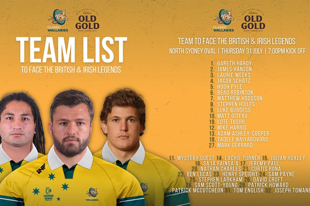 Classic Wallabies Look to Complete Series Sweep as Teams Announced for ...